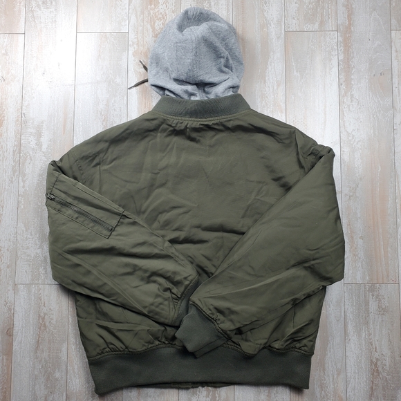 Vans | Jackets & Coats | Vans Check Boom Hooded Bomber Jacket Womens ...